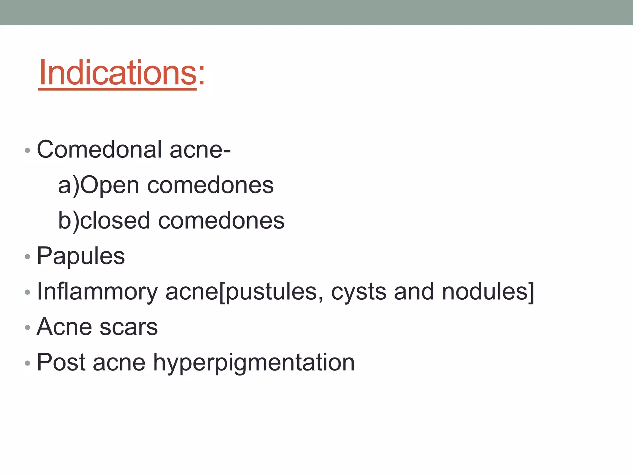 Acne Surgery | PPTX