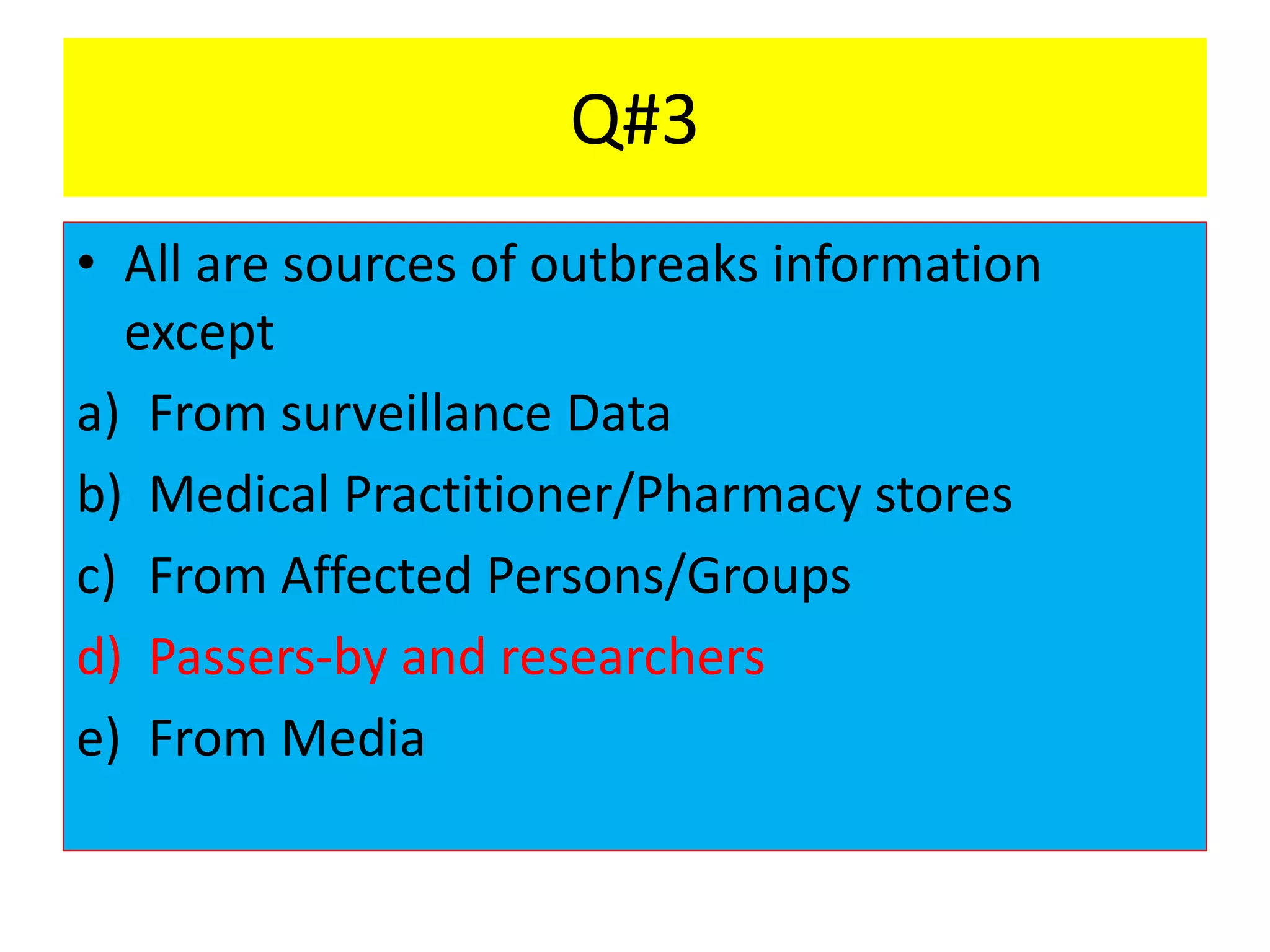 Outbreak investigation ppt | PPTX