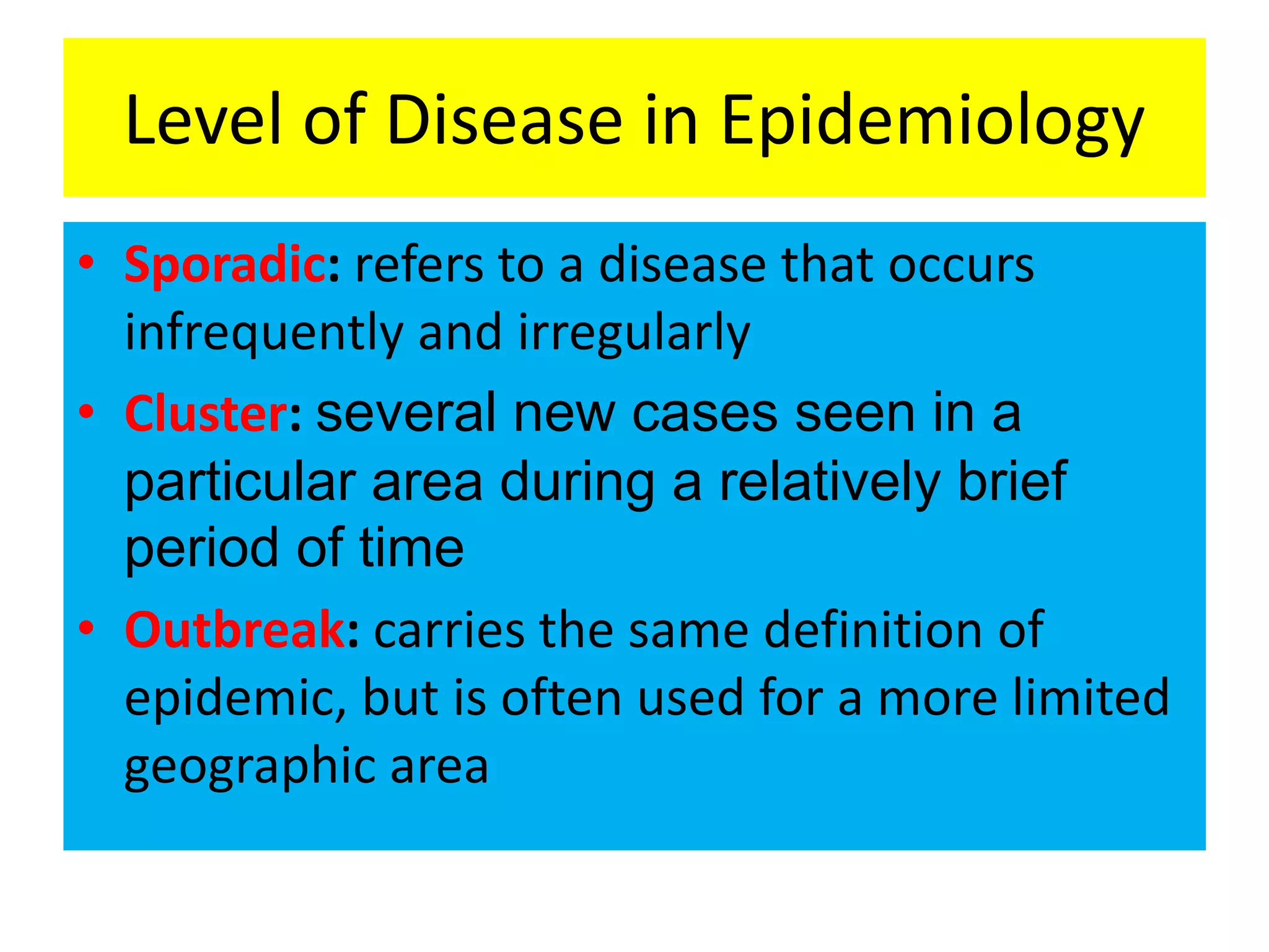 Outbreak investigation ppt | PPTX