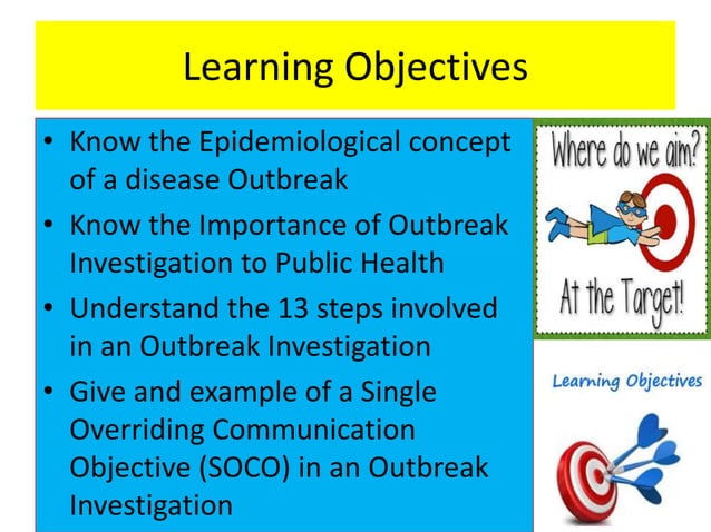 Outbreak investigation ppt | PPTX