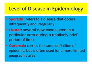 Outbreak investigation ppt | PPTX