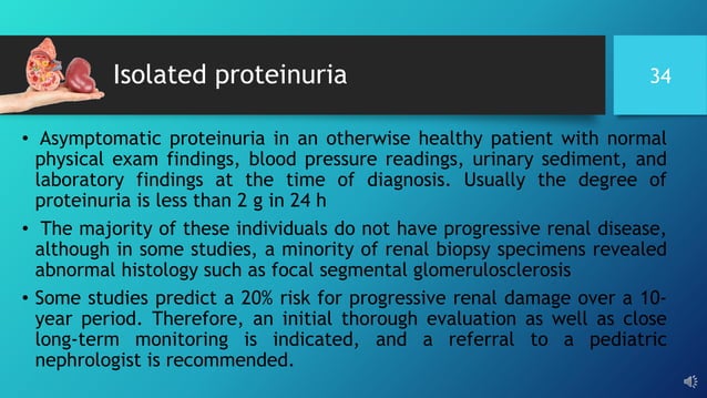 clinical approach to pediatric proteinuria | PDF | Medical Tests ...