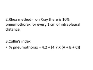 Pneumothorax | PPTX