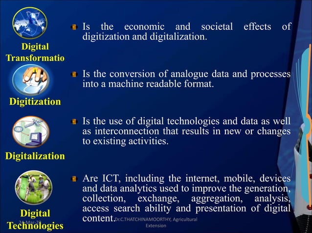 Digitalization in agriculture for enhancing sustainable agriculture and ...