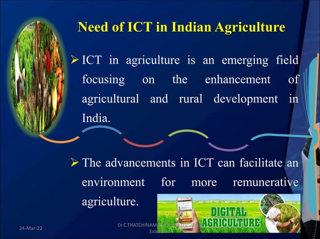 Digitalization in agriculture for enhancing sustainable agriculture and ...