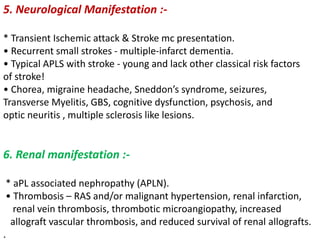 Dr. Amit Anand ANTIPHOSPHOLIPD SYNDROME ( APLA ).pptx