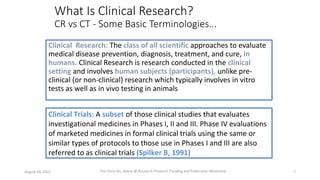 Clinical research | PPTX