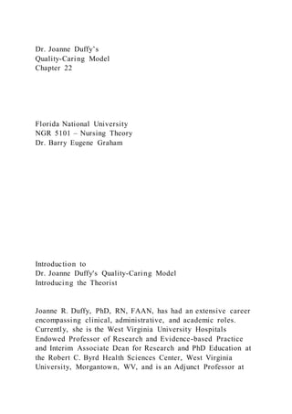 Dr. Katherine KolcabaComfort TheoryChapter 21Flori | DOCX