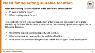 Plant Location and Plant Layout | PDF