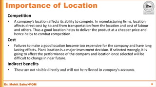 Plant Location and Plant Layout | PDF
