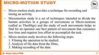 Work Study, Method Study | PDF