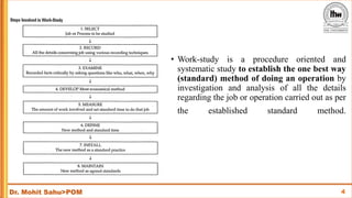 Work Study, Method Study | PDF