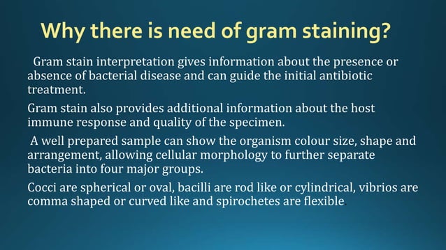 Basics of gram staining | PPTX