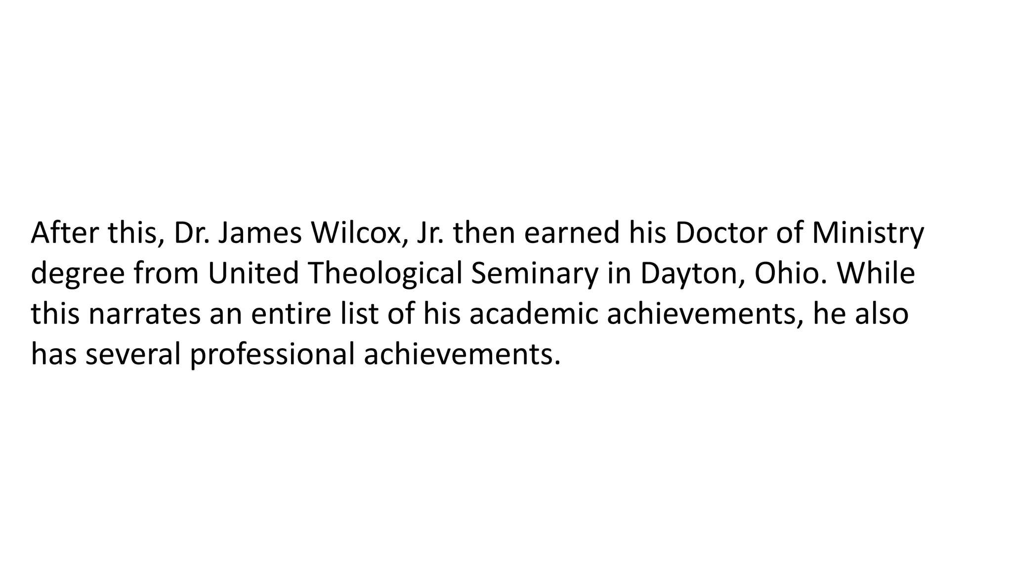 Dr. James Wilcox, Jr. - A Visionary and Determined Leader.pdf