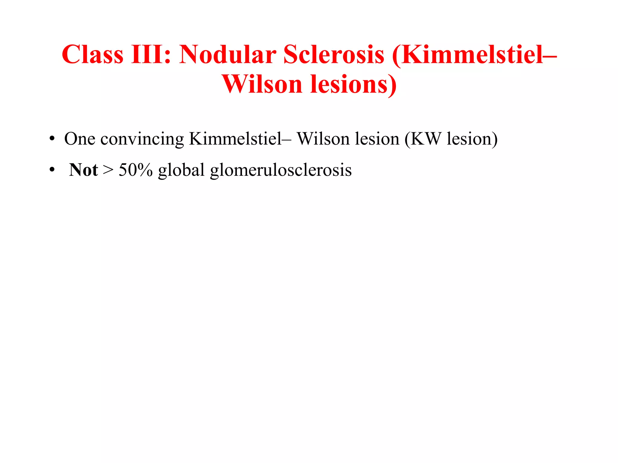 Changing histology in diabetic kidney disease | PPTX