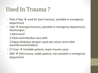 Radiology in Trauma.pptx