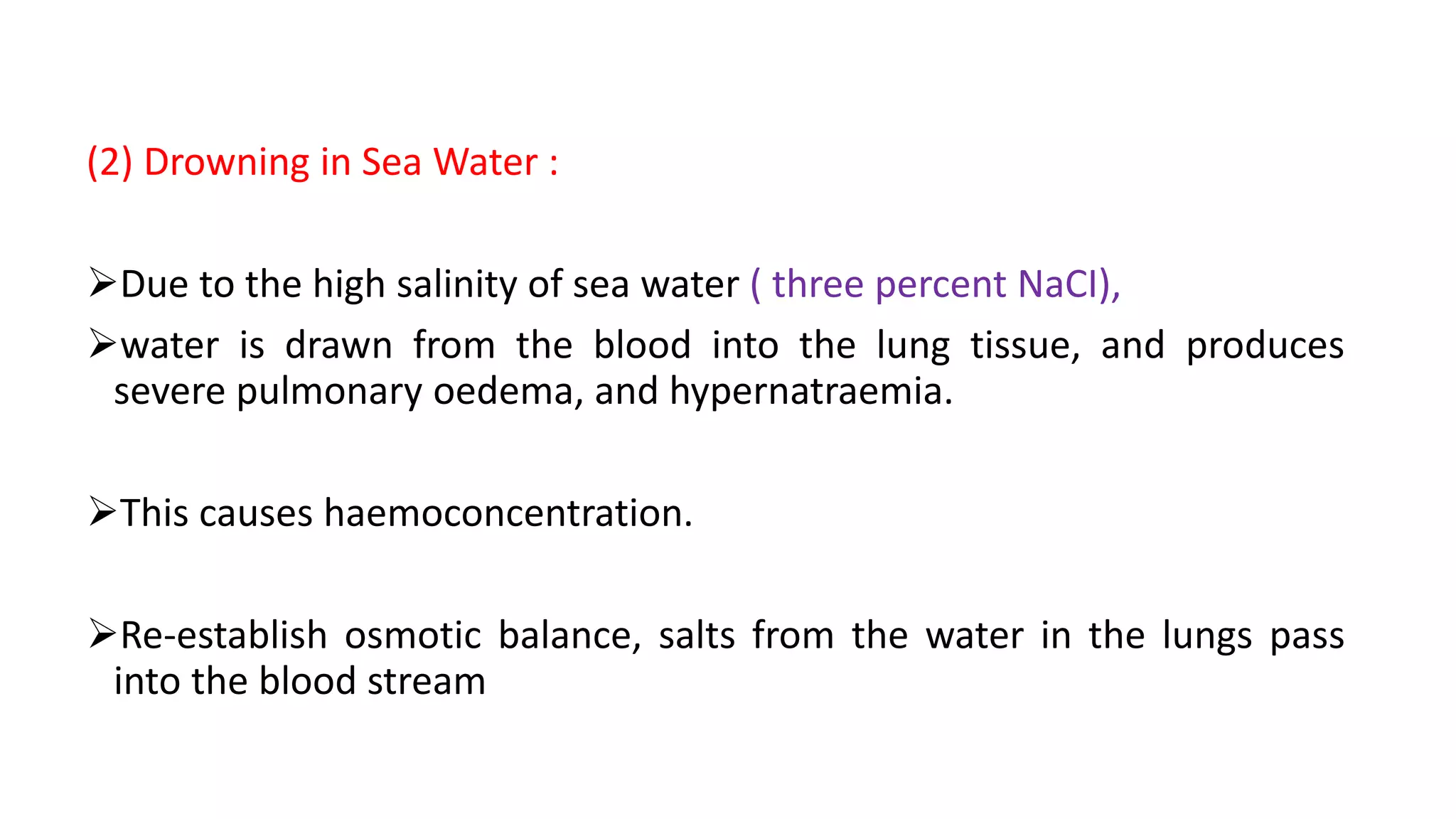 pathophysiology of drowning.pptx Dr. Haricharan MD RIMS Imphal . MBBS ...