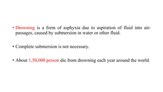 pathophysiology of drowning.pptx Dr. Haricharan MD RIMS Imphal . MBBS ...