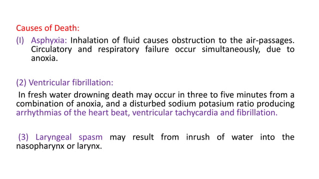 pathophysiology of drowning.pptx Dr. Haricharan MD RIMS Imphal . MBBS ...