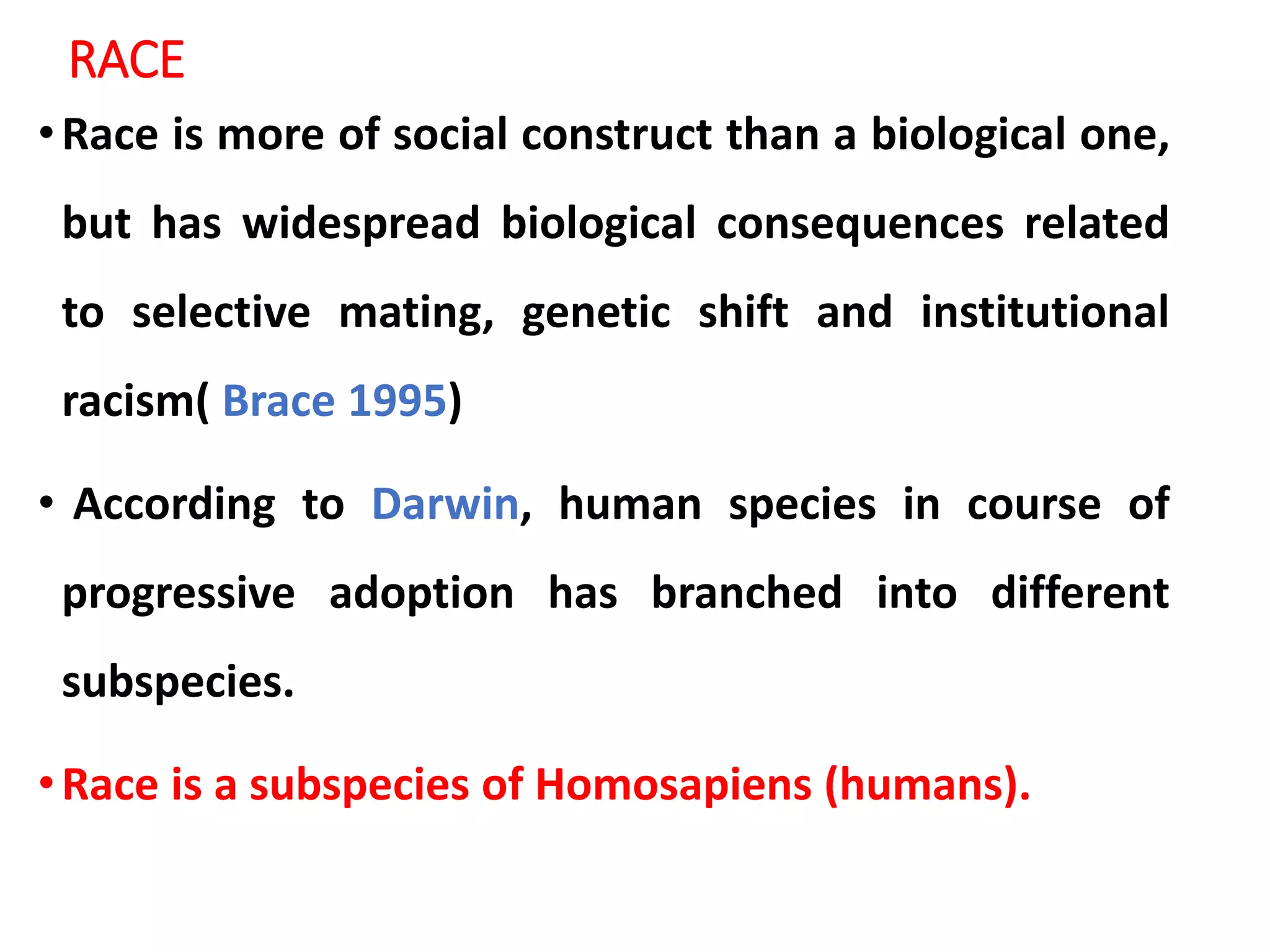 DETERMINATION OF RACE FROM HUMAN REMAINS.pptx Dr. Haricharan MD RIMS ...