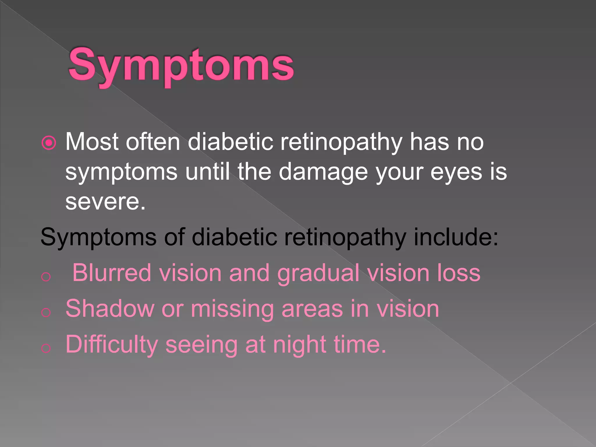 Diabetic retinopathy | PPTX
