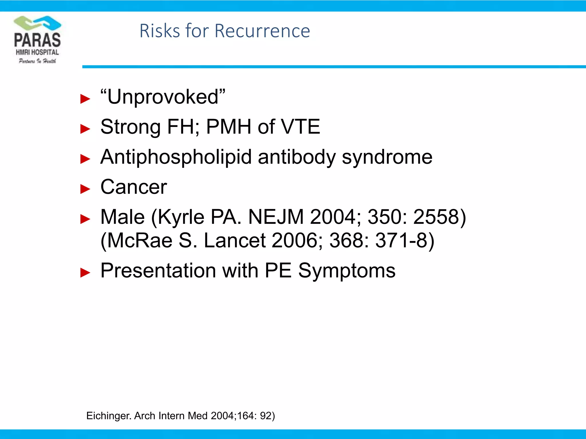 pulmonary embolism | PPTX