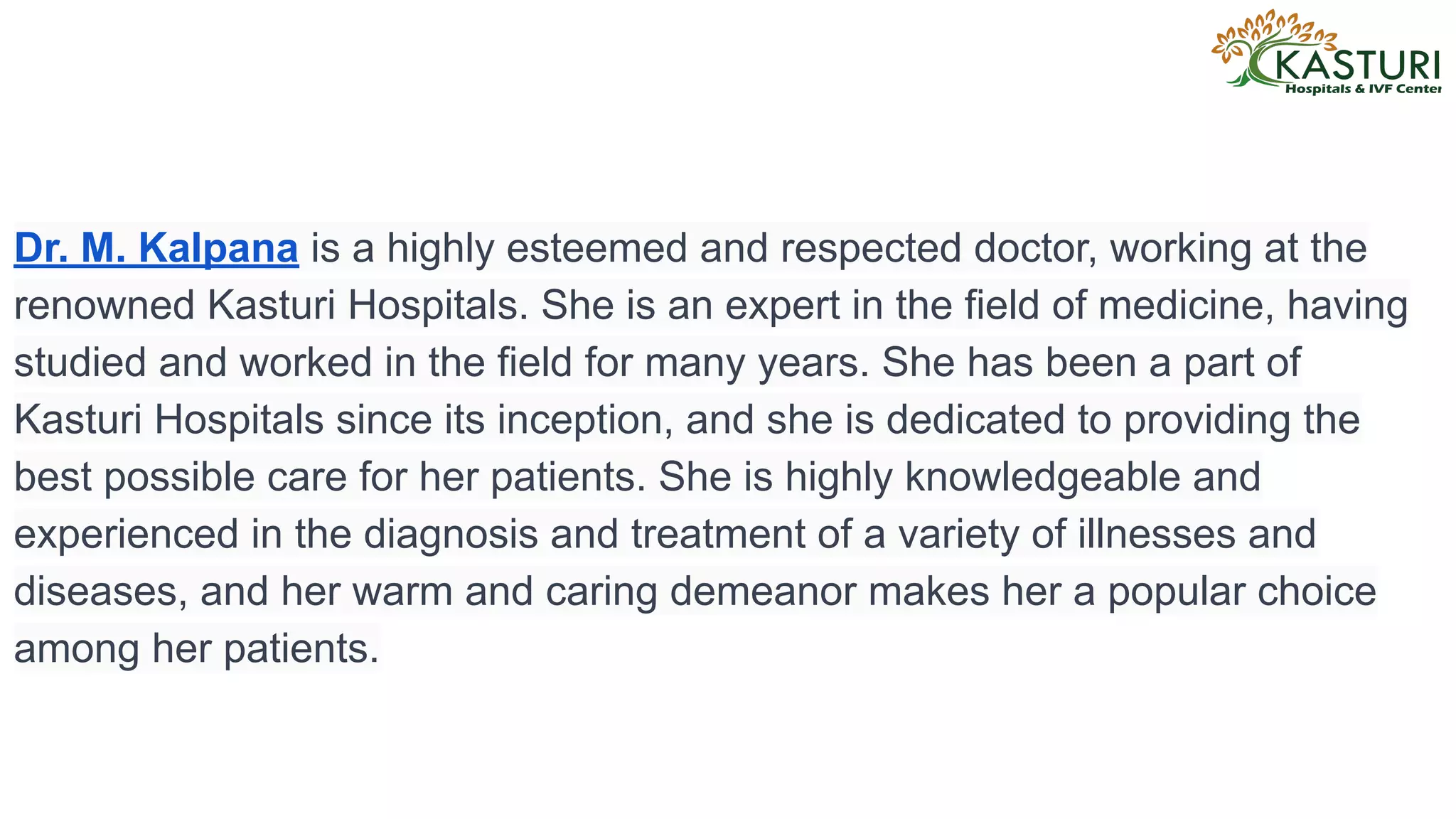 Dr. M. Kalpana. | PDF