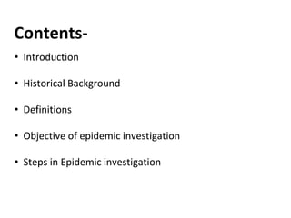 Investigation of an EPIDEMIC.pptx