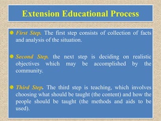 Dimensions of Agricultural Extension | PPTX