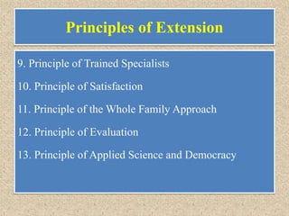 Dimensions of Agricultural Extension | PPTX