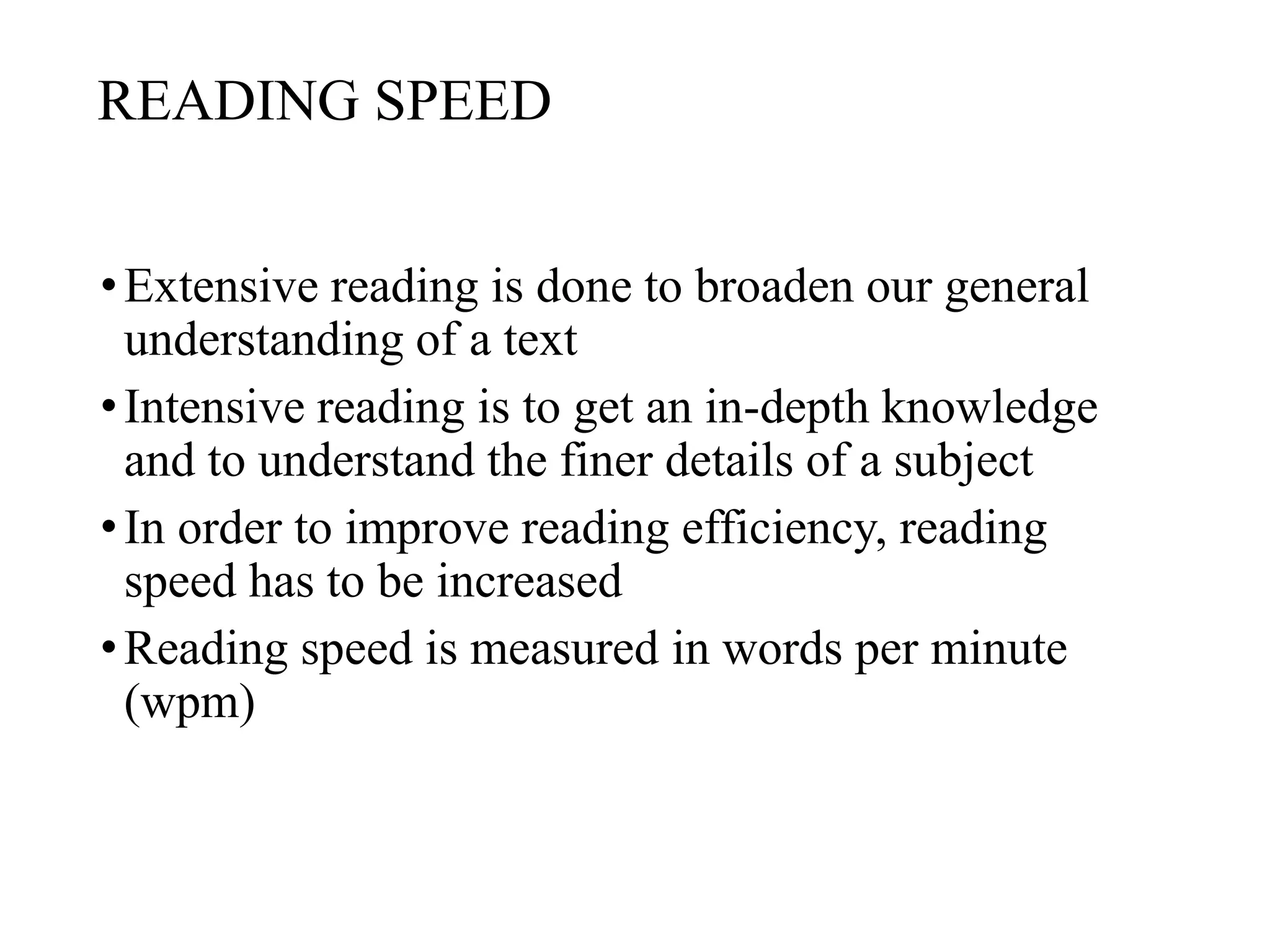 Reading skills, PPT - Dr.D.V.Rao