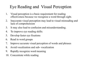 Reading skills, PPT - Dr.D.V.Rao