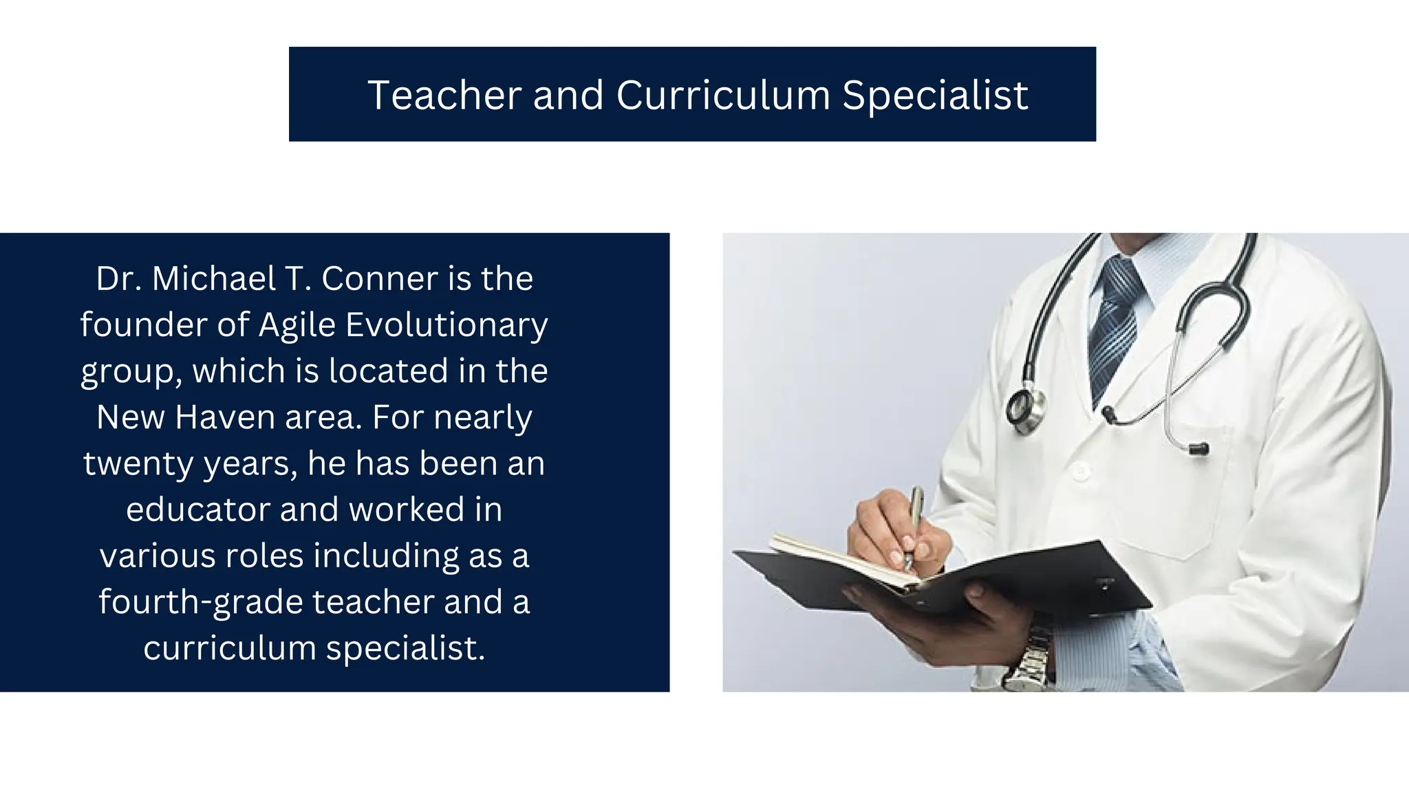 Dr. Michael T. Conner - Leadership Roles as Principal | PDF