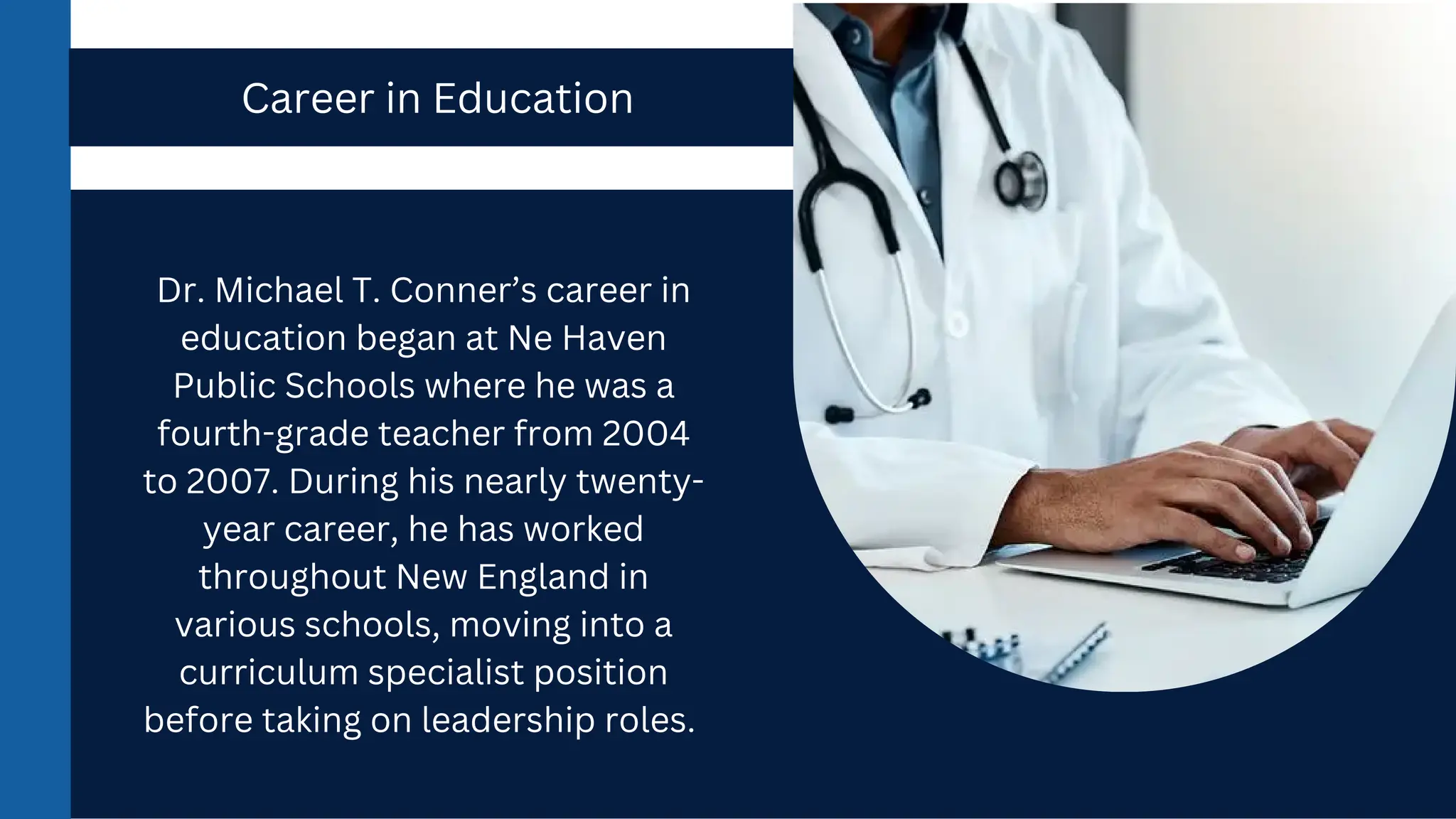 Dr. Michael T. Conner - Leadership Roles as Principal | PDF