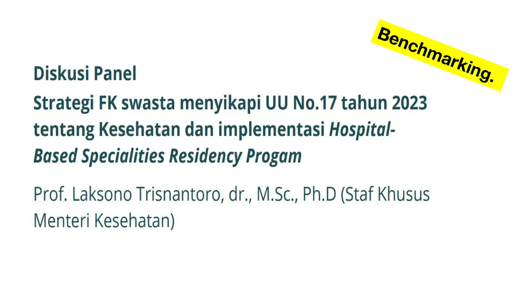 Strategi FK Swasta Menyikapi Hospital-Based Program Residen Dokter Spesialis | PDF