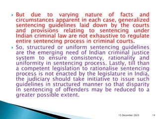 Sentencing Policy and Process in India.pptx