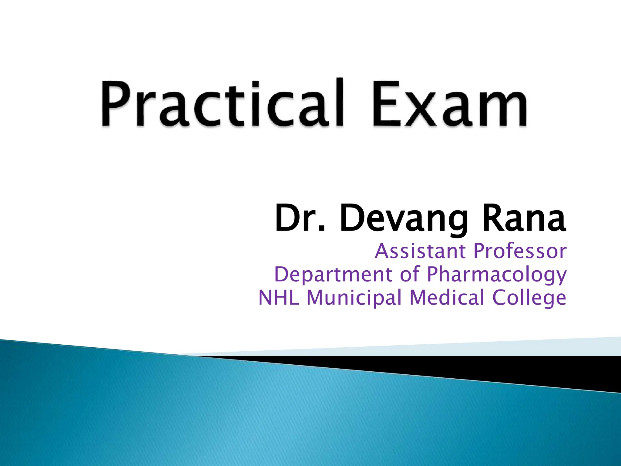 Dr. Devang Rana-Prescription and criticism.pptx