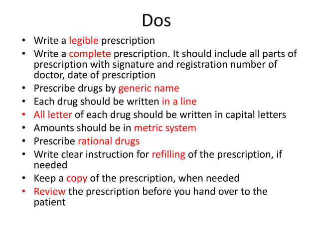 Dr. Devang Rana-Prescription and criticism.pptx