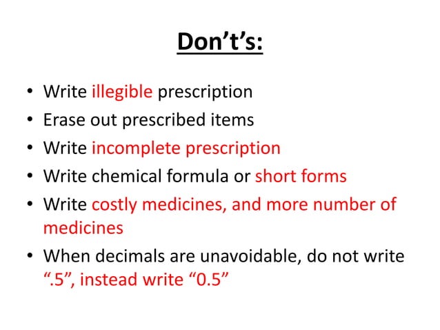 Dr. Devang Rana-Prescription and criticism.pptx