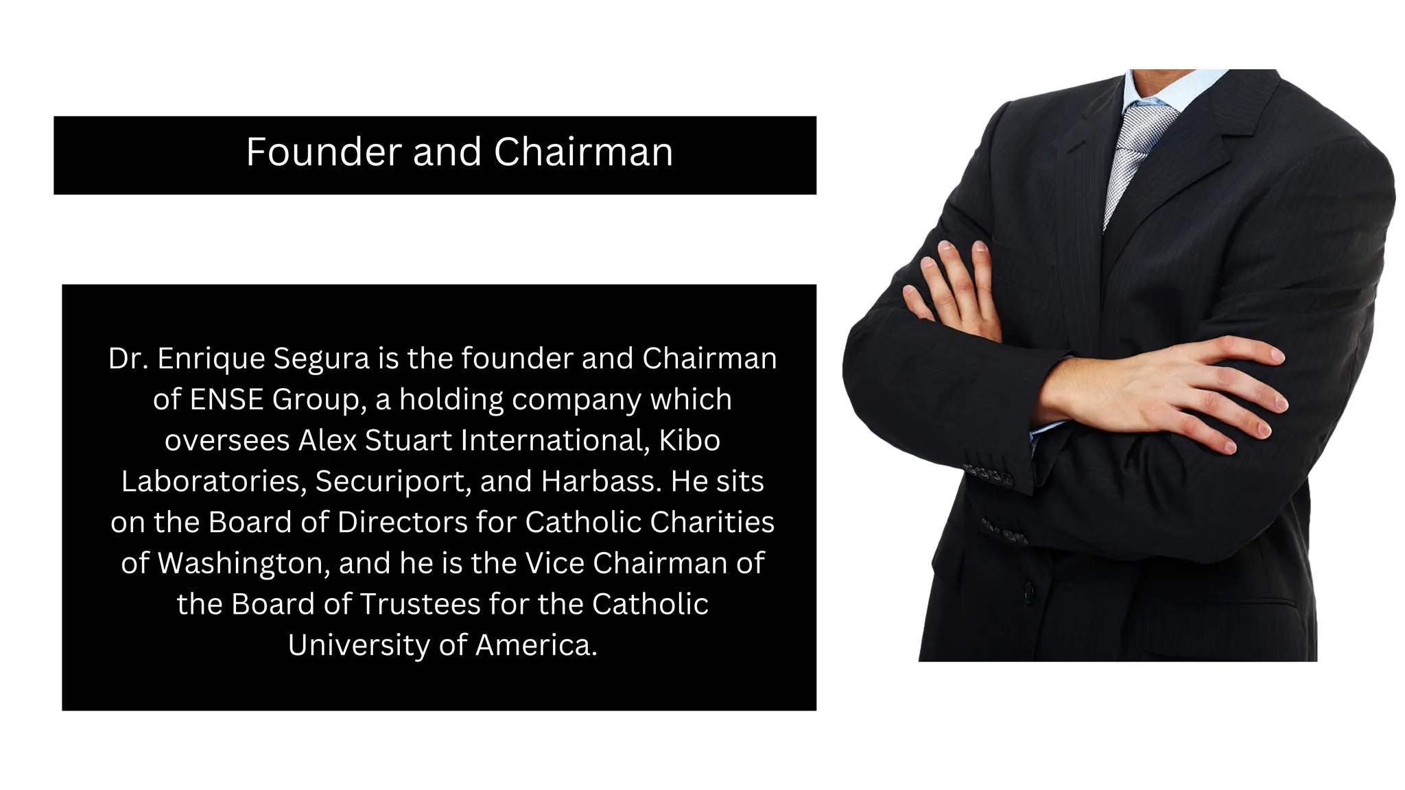 Dr. Enrique Segura Ense Group - Serves in Executive Leadership Roles | PDF