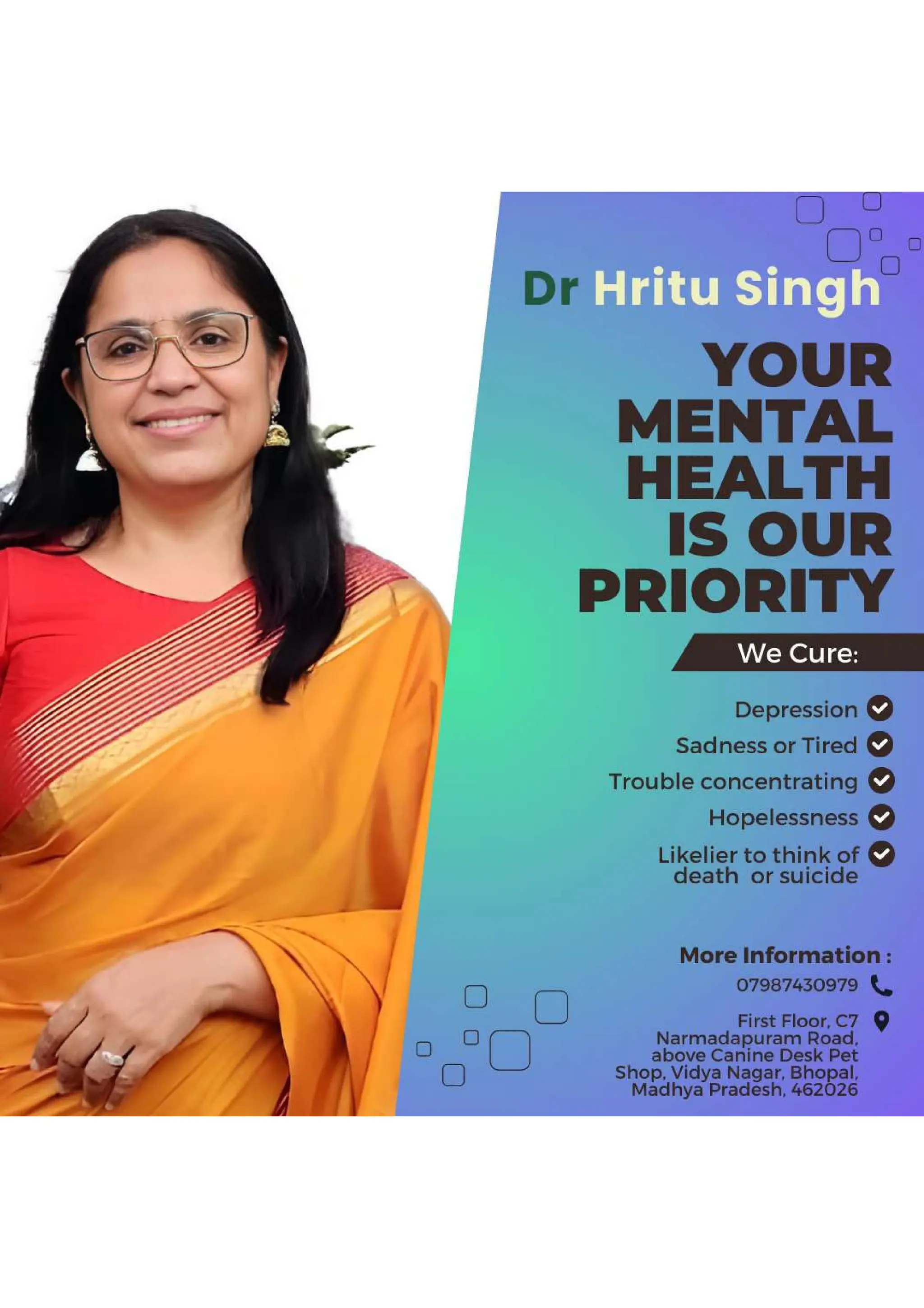 Meet Dr. Hritu Singh: Your Trusted Female Psychiatrist in Bhopal | PDF