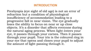 Dr. Yvonne (Presentation on Presbyopia).pptx