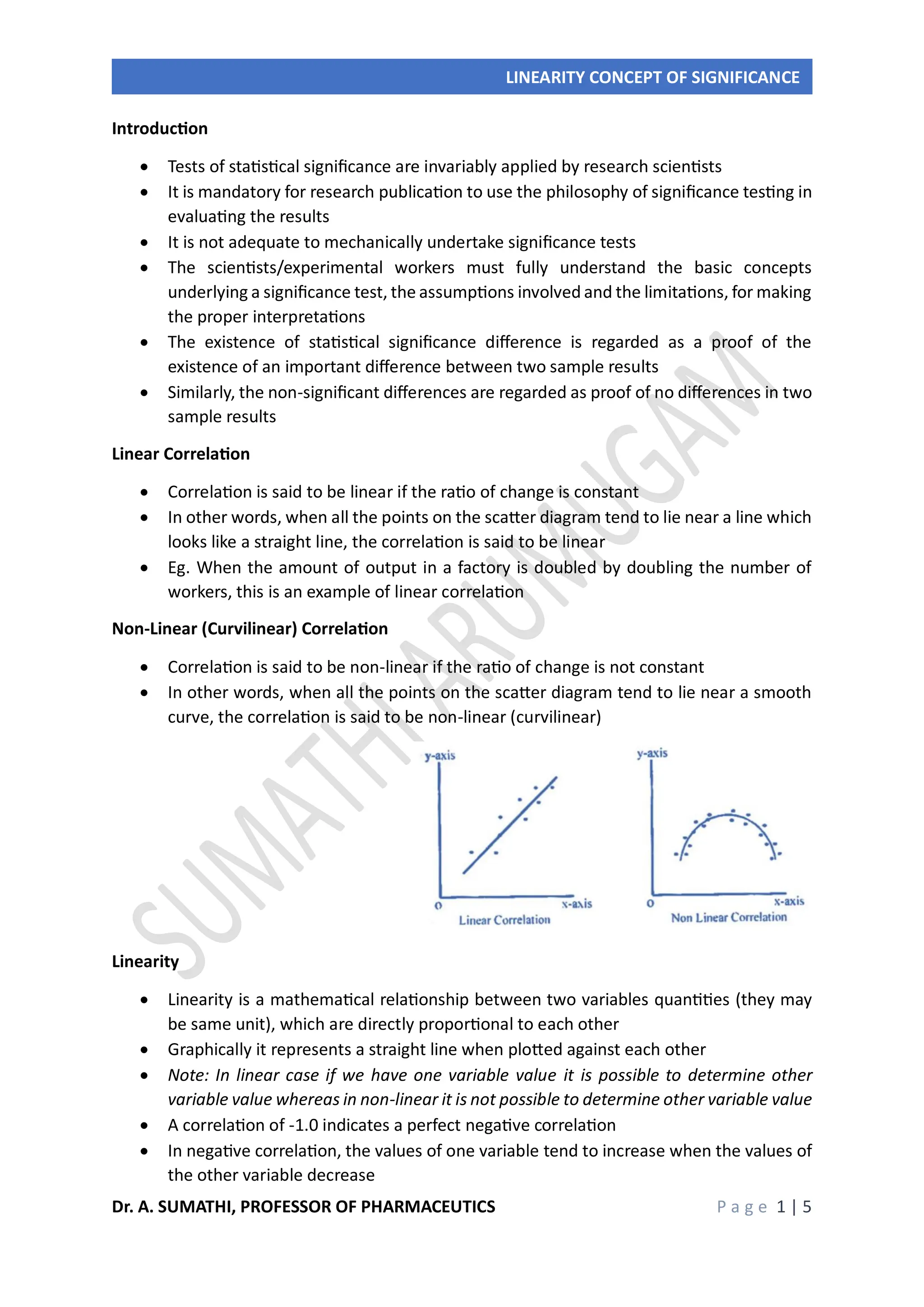 Dr. A Sumathi - LINEARITY CONCEPT OF SIGNIFICANCE.pdf