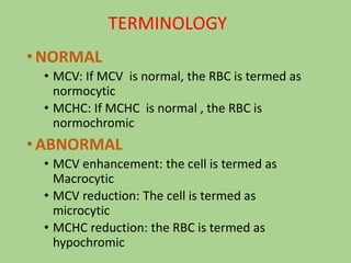 Dr. E. Muralinath_ Blood indices_clinical aspects | PPTX