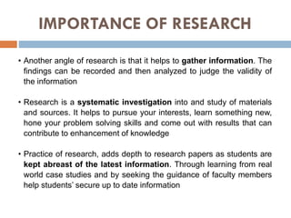 Research methodology and IPR notes for au | PDF