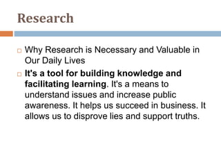 Research methodology and IPR notes for au | PDF