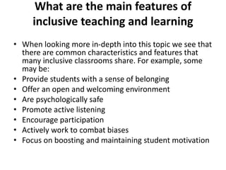 TOPIC-Strategies Of Inclusive Education( HI) | PPTX