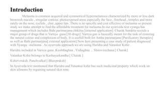 A Single case study of Vatankur Kshir & Haridra churna lepa in ...
