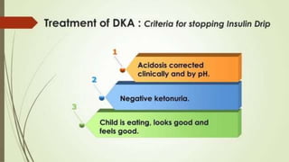 DIABETIC KETOACIDOSIS in childern presentation | PPT