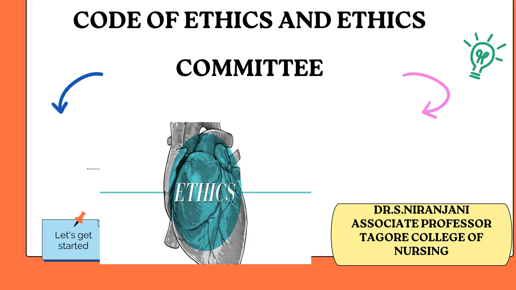Code of ethics, Ethical principles, code of professional conduct, Ethics committee | PPTX